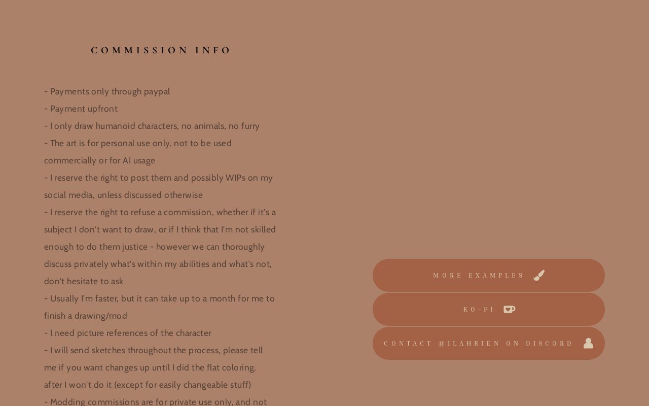 Cami's Commission Info